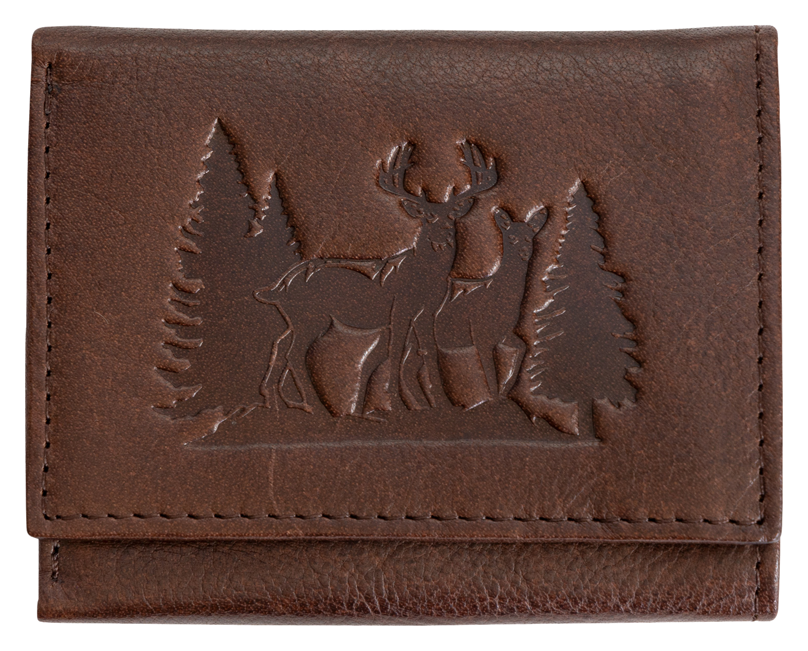 RedHead Deer Embossed Elvis Leather Trifold Wallet | Bass Pro Shops
